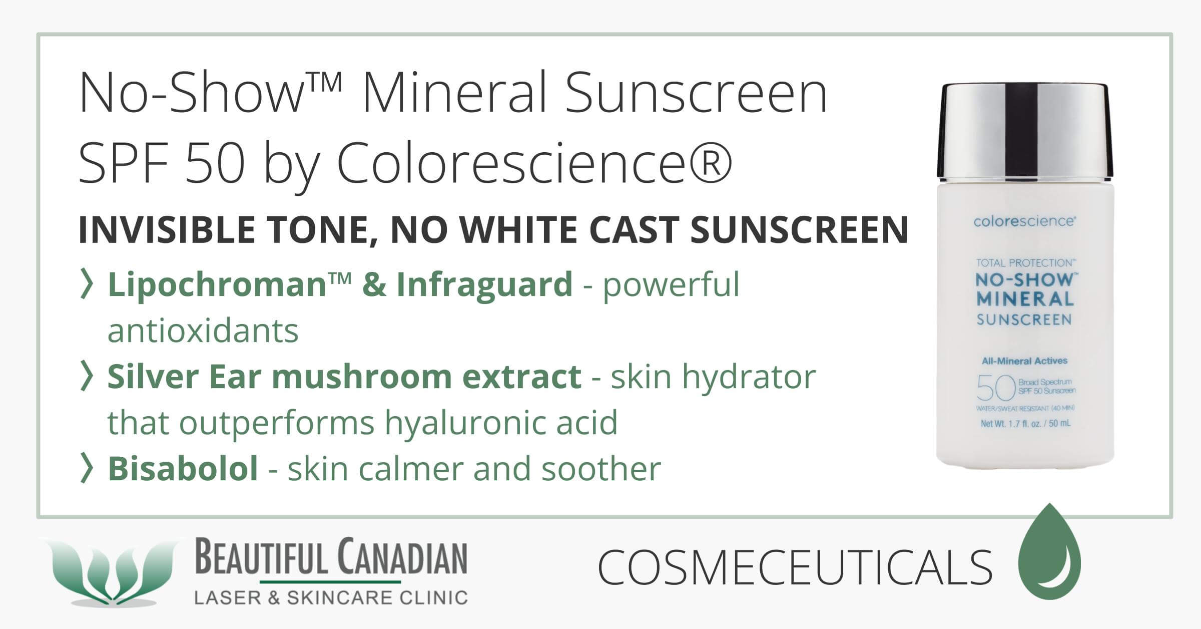 In Canada: Colorescience® No Show Mineral Sunscreen | 50 ml